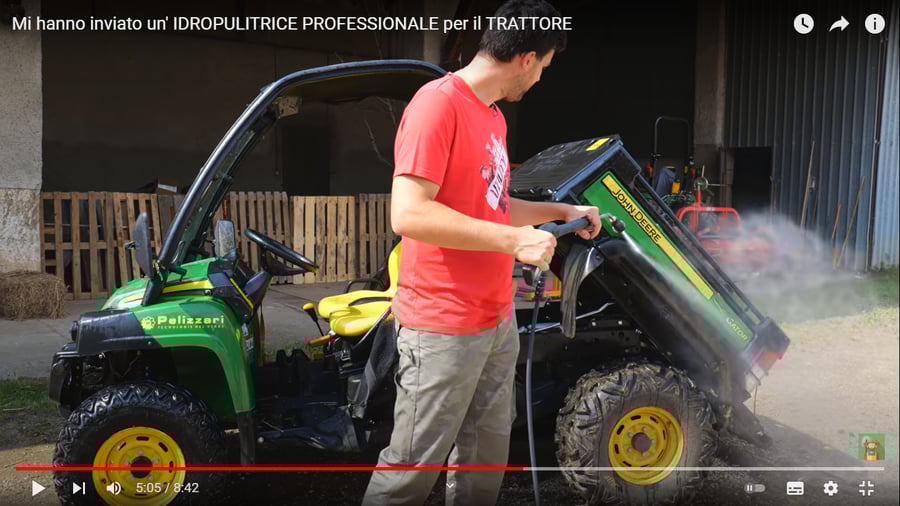Matt the Farmer tests the Comet k200 cold water pressure washer
