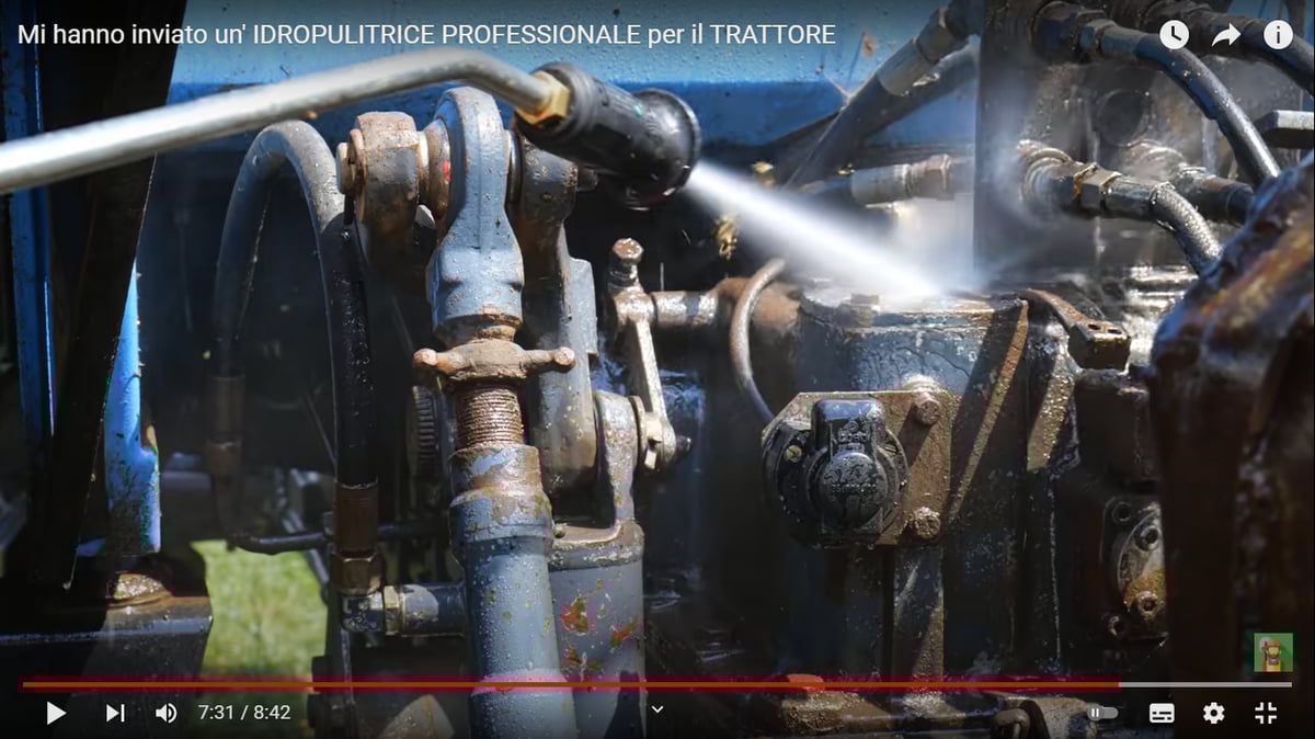 Matt the Farmer tests the Comet k200 cold water pressure washer