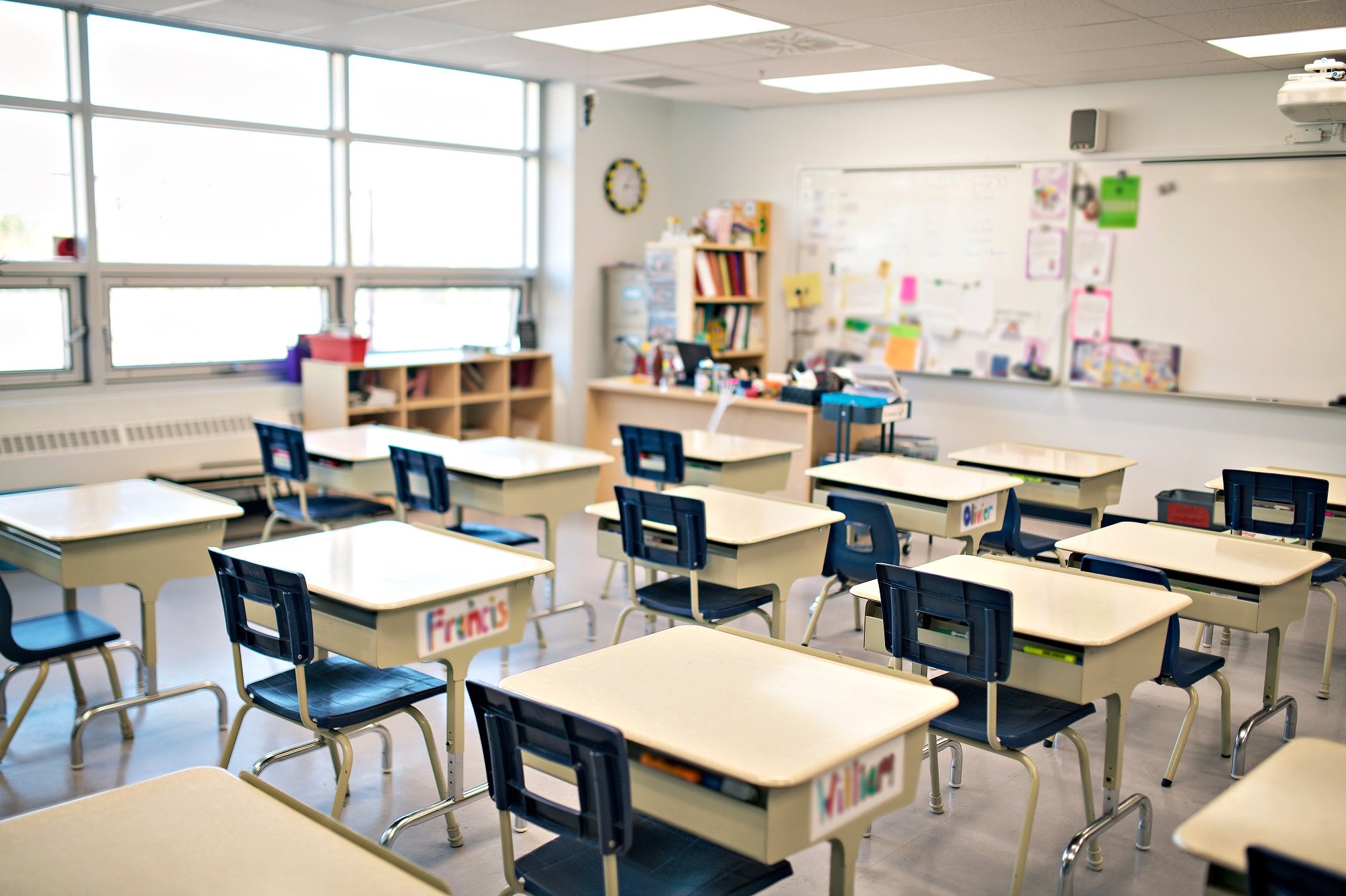 Schools: cleaned and sanitized floors with floor scrubber dryers and ...